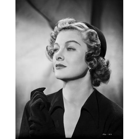 Myrna Loy Portrait in Black and White Photo Print (8 x 10) | Walmart Canada