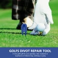 BESTYASH 30Pcs Portable Blue Plastic Golfs Divot Repair Fork ...