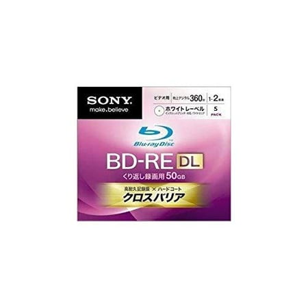 Sony Japan Video BD-RE Rewritable Single Sided 2 Layer 50GB Double ...