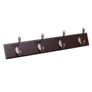 Mainstays, Double-Hook White Hoop Coat Hook, Mounting Hardware Included ...