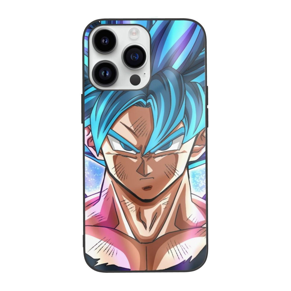 Dragonball Goku SSG Blue Phone Case for iPhone 14 Plus Pro Max / iPhone ...