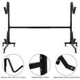 Costway Heavy Duty Freestanding Dual Storage Kayak Canoe Rack Stand for ...
