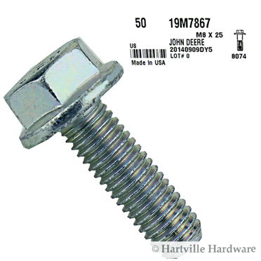 John Deere Original Equipment Gauge Wheel Shoulder Bolt - GX21012 ...