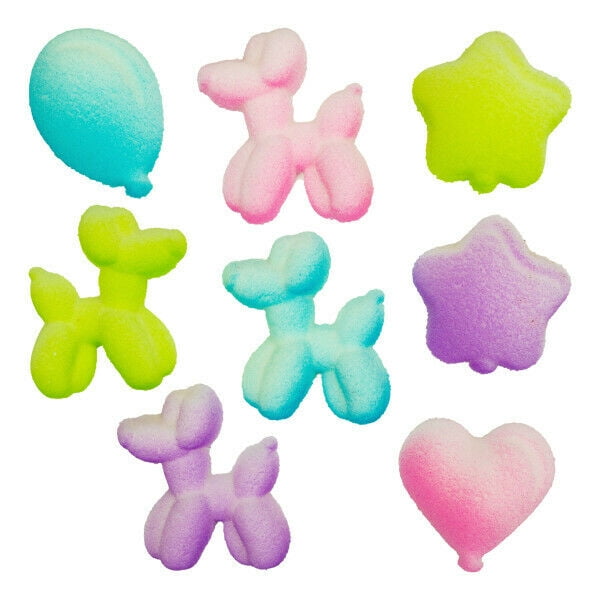 Lucks Balloon Animals Edible Sugar Decorations 12 Count - 49305 ...