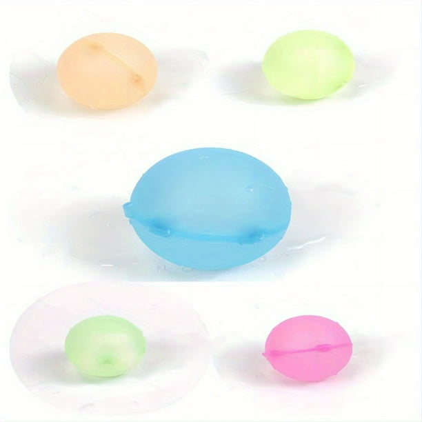 Reusable Water Balloons Quick Fill And Self-sealing Water Balloons Soft ...