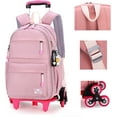 IvyH Girls Rolling Backpack Teenager Kids Primary School Backpack ...