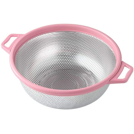 Stainless Steel Colander With Handle and Legs, Large Metal Green ...