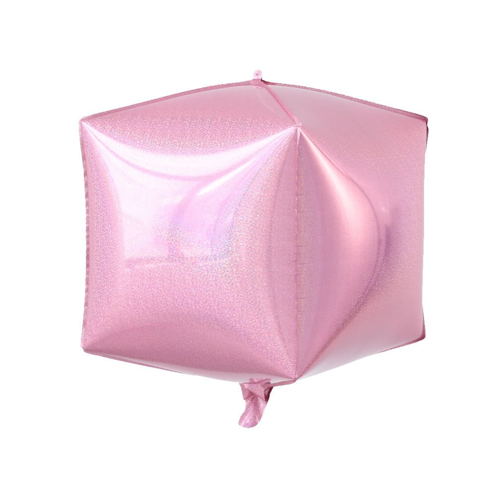 Cubo de aluminio 3D de 24 pulgadas para decoración de fiestas, globo ...