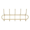 Kate and Laurel Vaida Boho Wall Mounted Coat Rack, 25 x 4 x 12, Gold ...