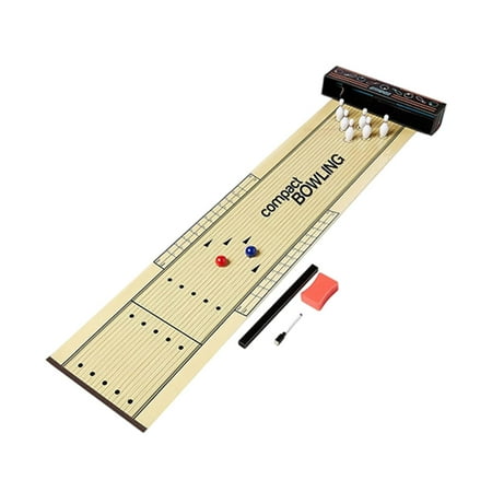 Mini Tabletop Bowling Game Indoor Bowling Set Desktop Bowling Games for ...