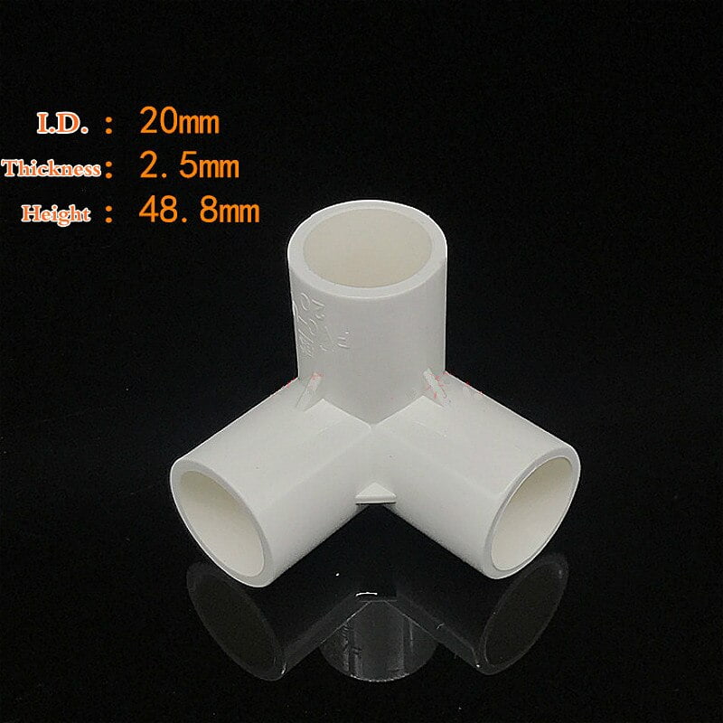 5PC PVC Side Outlet Elbow Fittings ID 20/25/32mm Pipe Fittings Home ...