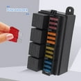 12 Way Blade Fuse Holder Box with Spade Terminals and Fuse 4PCS 4Pin ...