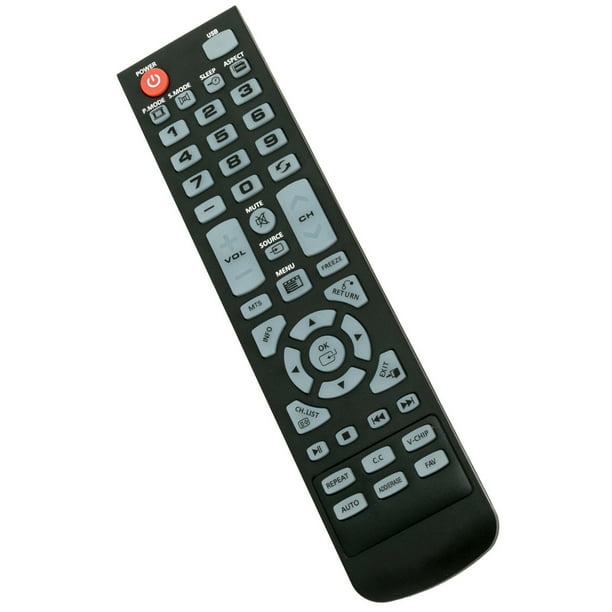 New Replaced Remote Control fit for Element TV ELEFT195 ELEFT222 ...