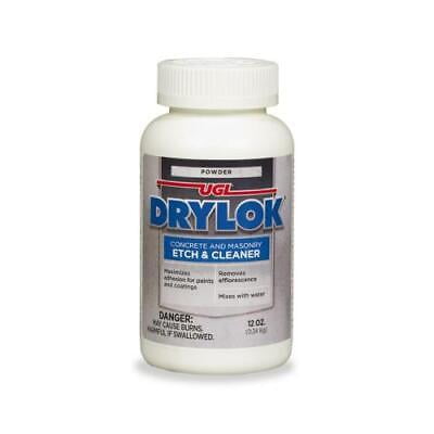2Pc Drylok Clear Flat Sheen Concrete/Masonry Etch & Cleaner 12 oz ...