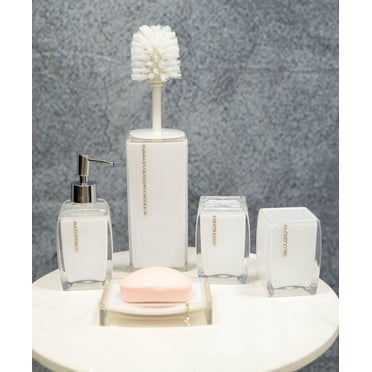 Locco Decor Acrylic Liquid 3D Floating Motion Bathroom Vanity Accessory ...