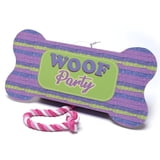 Jokari Woof Dog Toy Pinata, Bone Shaped, Unfilled Pull String Party ...