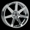 16x7 Vision 426H Cross Chrome Wheel 5x4.5/5x120 (38mm) - Walmart.com