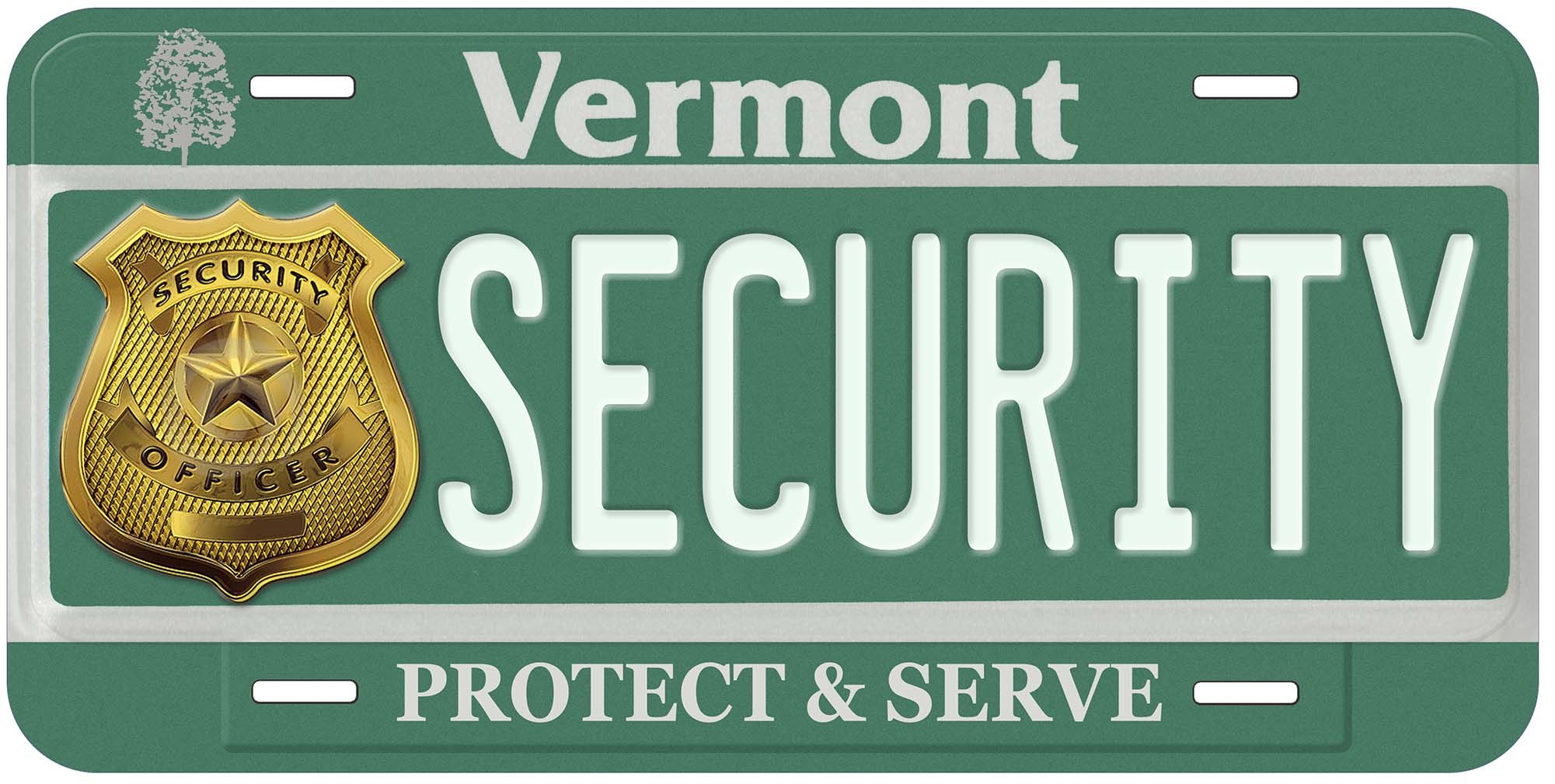 Vermont Security Novelty Car Auto License Plate - Walmart.com