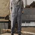 Holiday Clearance! ZVNAΖH Men's Work Bib Overalls Loose Fit Workwear ...