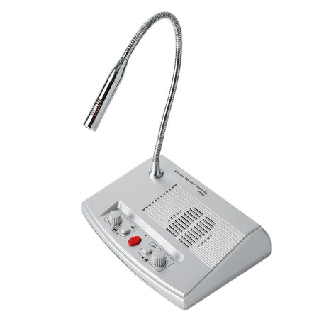 Dual-way Mic Speaker, Stereo Jack Output Mode Intercom Window ...