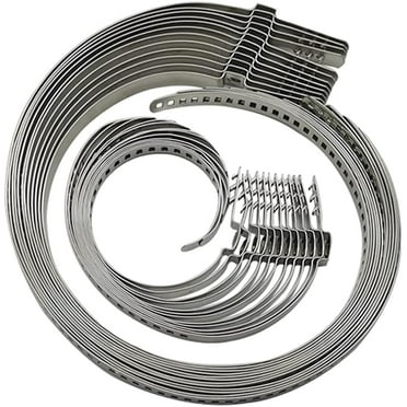 2Pcs Universal Stainless Steel Axle CV Joint Boot Crimp Clamp Kit ...