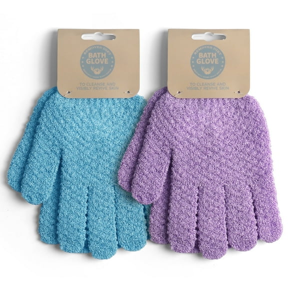 Exfoliating Back Scrubber Towel | Long Shower & Bath Washcloth for Men ...