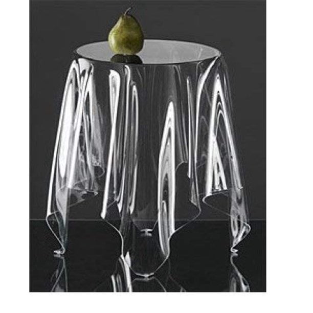Golden Linens Clear Plastic Transparent Tablecloth Protector Water ...