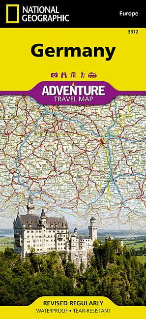 Adventure Map: Germany - Folded Map - Walmart.com