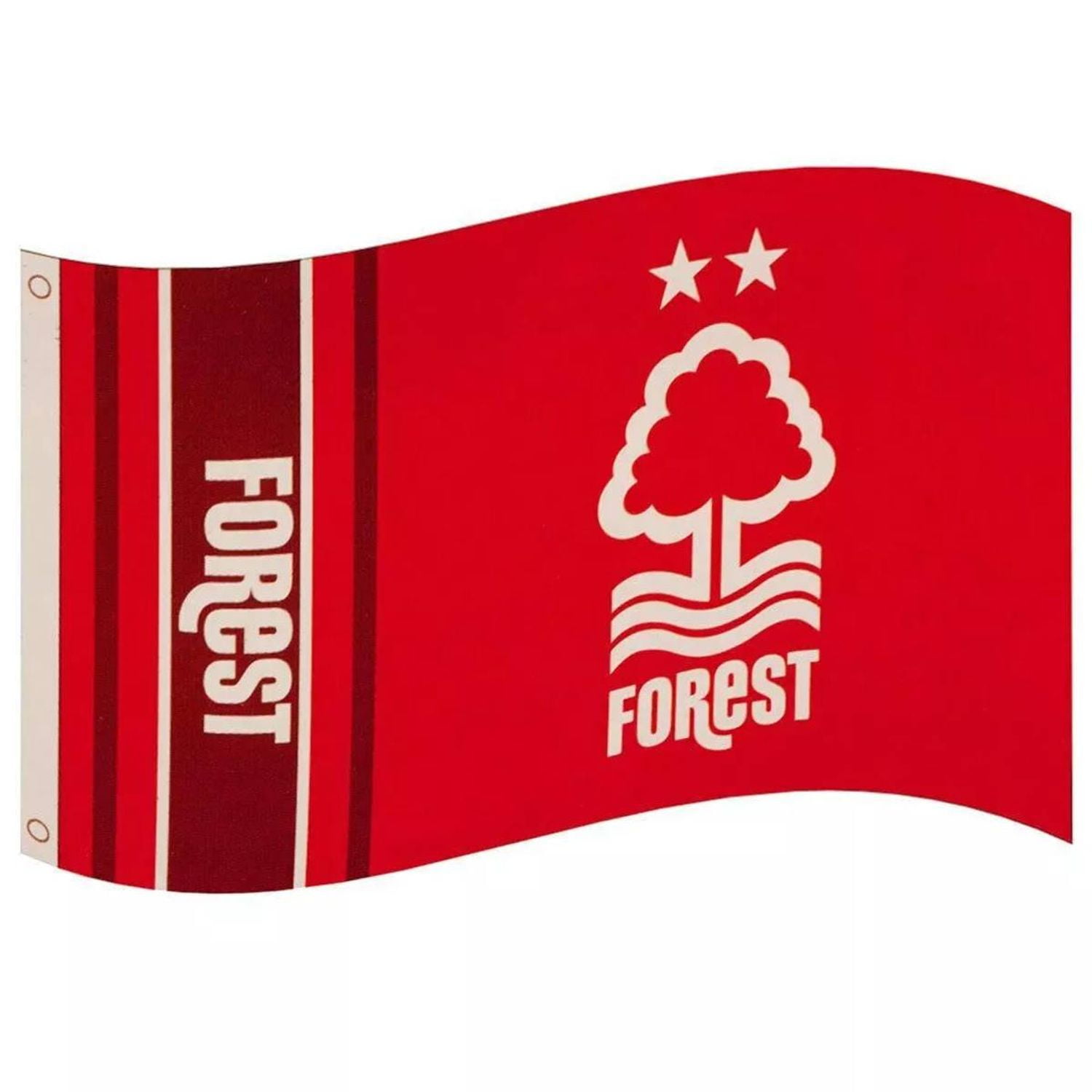 Click here for Nottingham Forest Fc Wordmark Stripe Flag 5 X 3 prices