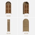 SICOTAS 74"H Large Arched Display Cabinet Set of 3, 5-Tier Curio ...