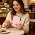 Spiral Bound Blank Pocket Notebook with Pen, 3.6X5.8inch Solid Color ...
