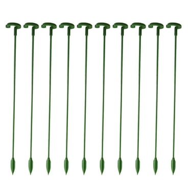 Garden Craft 48in H Molded White Plastic Step-in Post, Fence Post ...