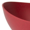 EcoSmart PolyFlax 7qt Serving Bowl, Red, Recycled Plastic and Flax Husk ...