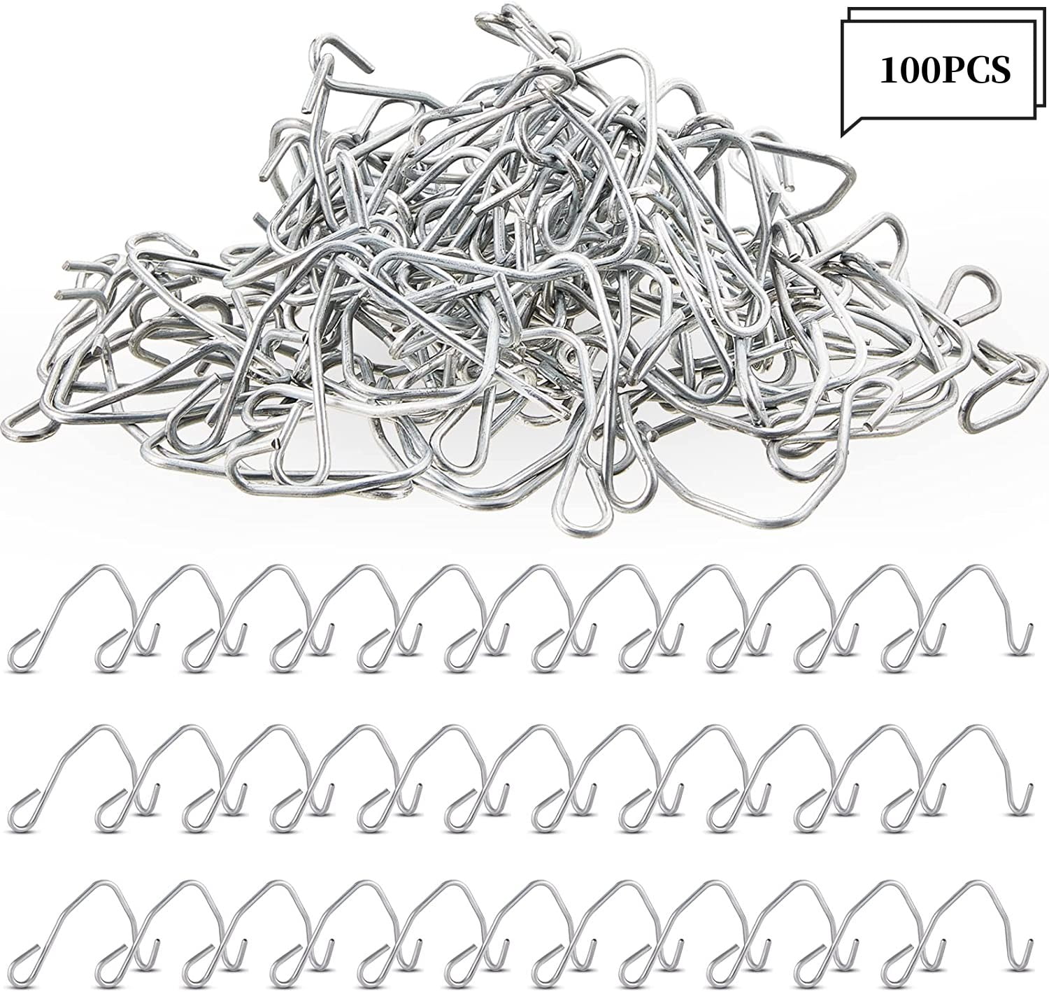 Bomutovy 100Pcs T Post Wire Clips T Post Clips T Post Fence Clips ...