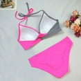 Ahuyic Womens Swimsuits,Womens Split Swimsuit Color Matching Bra Pants ...