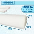 48’’ Inch Pool Cove for 16' x 32' FT Oval Above-Ground Pools (21 Pack ...