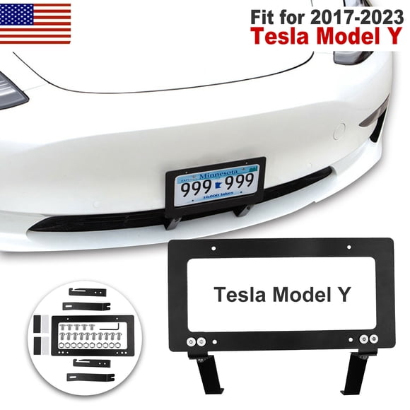 No Drill Holes License Plate