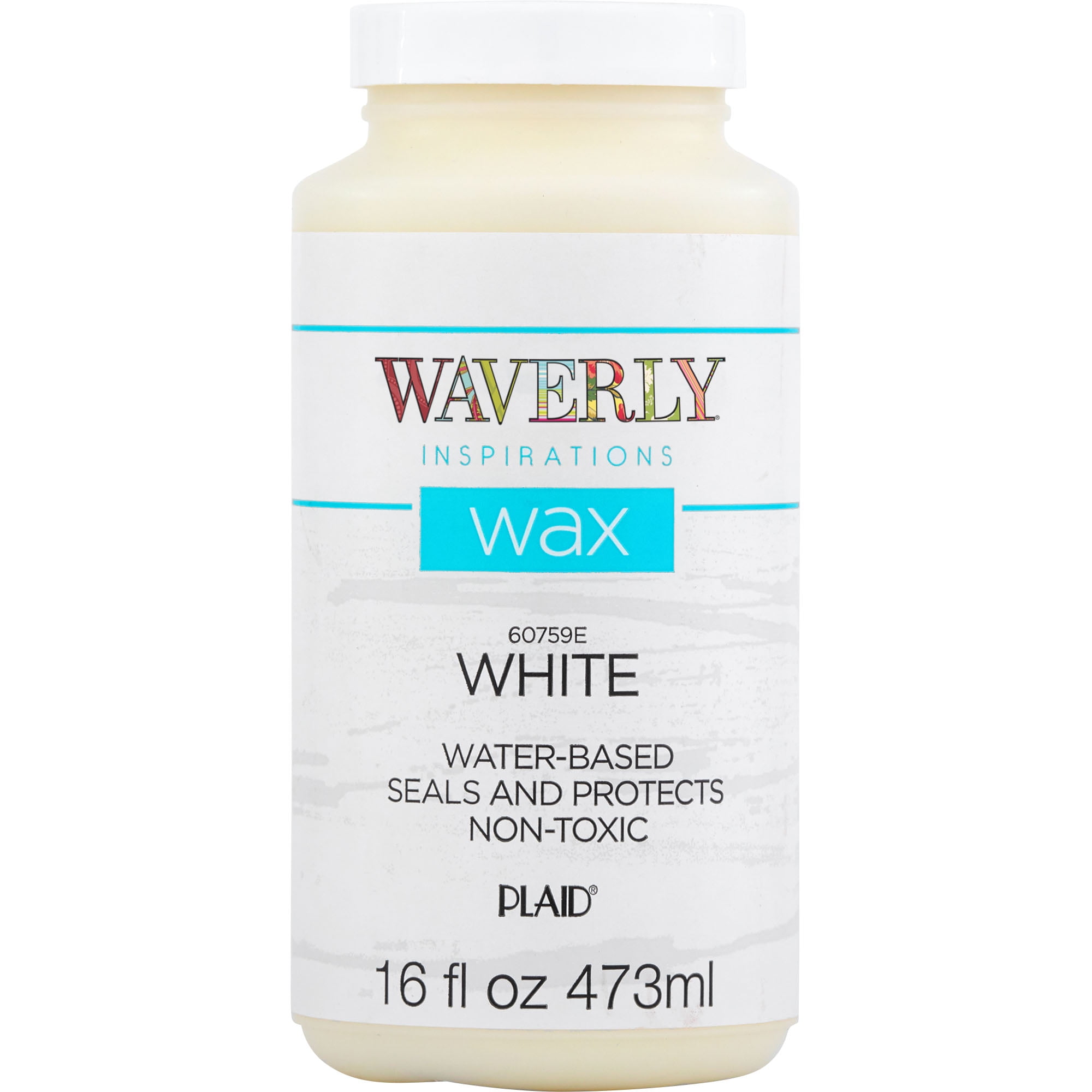 Waverly Inspirations Chalk Paint Wax, Ultra Matte, White, 16 fl oz ...