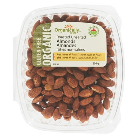 Organically Yours Gluten Free Roasted Unsalted Almonds | Walmart Canada