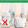 White Honeycomb Wrapping Paper Wrap 15"x131' Sustainable Alternative to ...