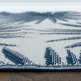 World Rug Gallery Floral Tropical Reversible Recycled Plastic Outdoor ...