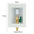 Ice Maker Outlet Box With Water Hammer Arrestor Pre-assembled Ice Maker ...