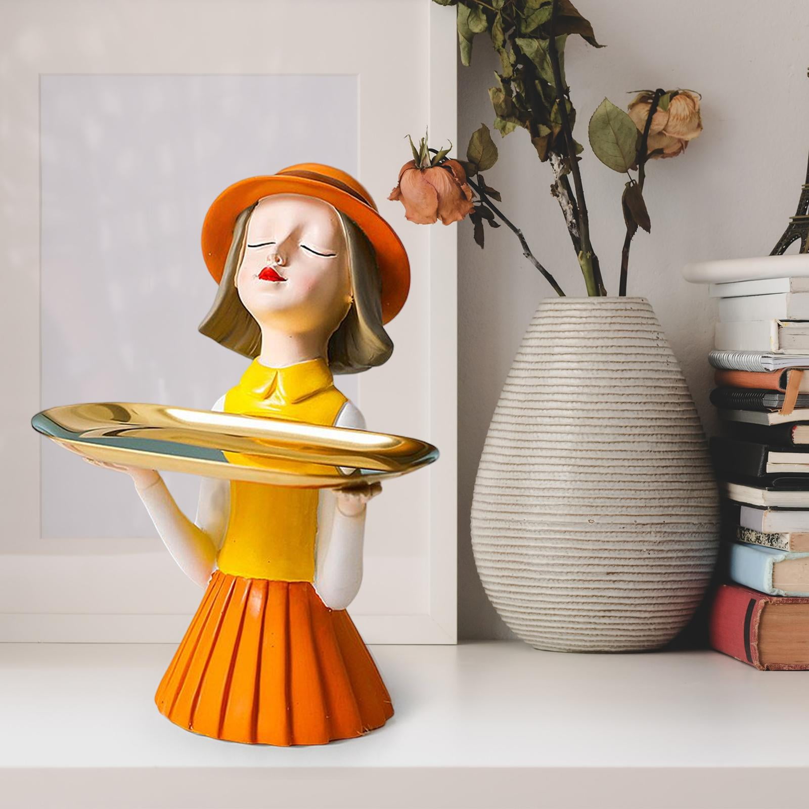 Storage Serving Tray Figurine Sculptures Ornament Dish Serving Tray ...