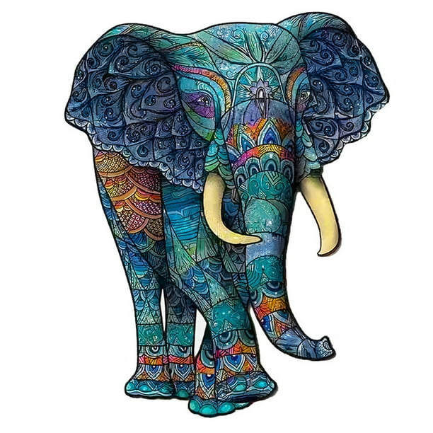 Rompecabezas de madera Lottomr Corte Irregular 3D Stereo Heteromorphic ...