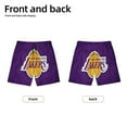 Los-Angeles-Lakers Boys Swim Trunks 7-20T with Compression Liner Quick ...