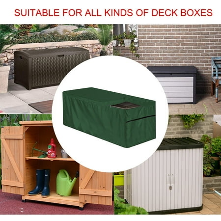 Patio Garden Deck Box Cover Outdoor Waterproof Storage Box Cover ...