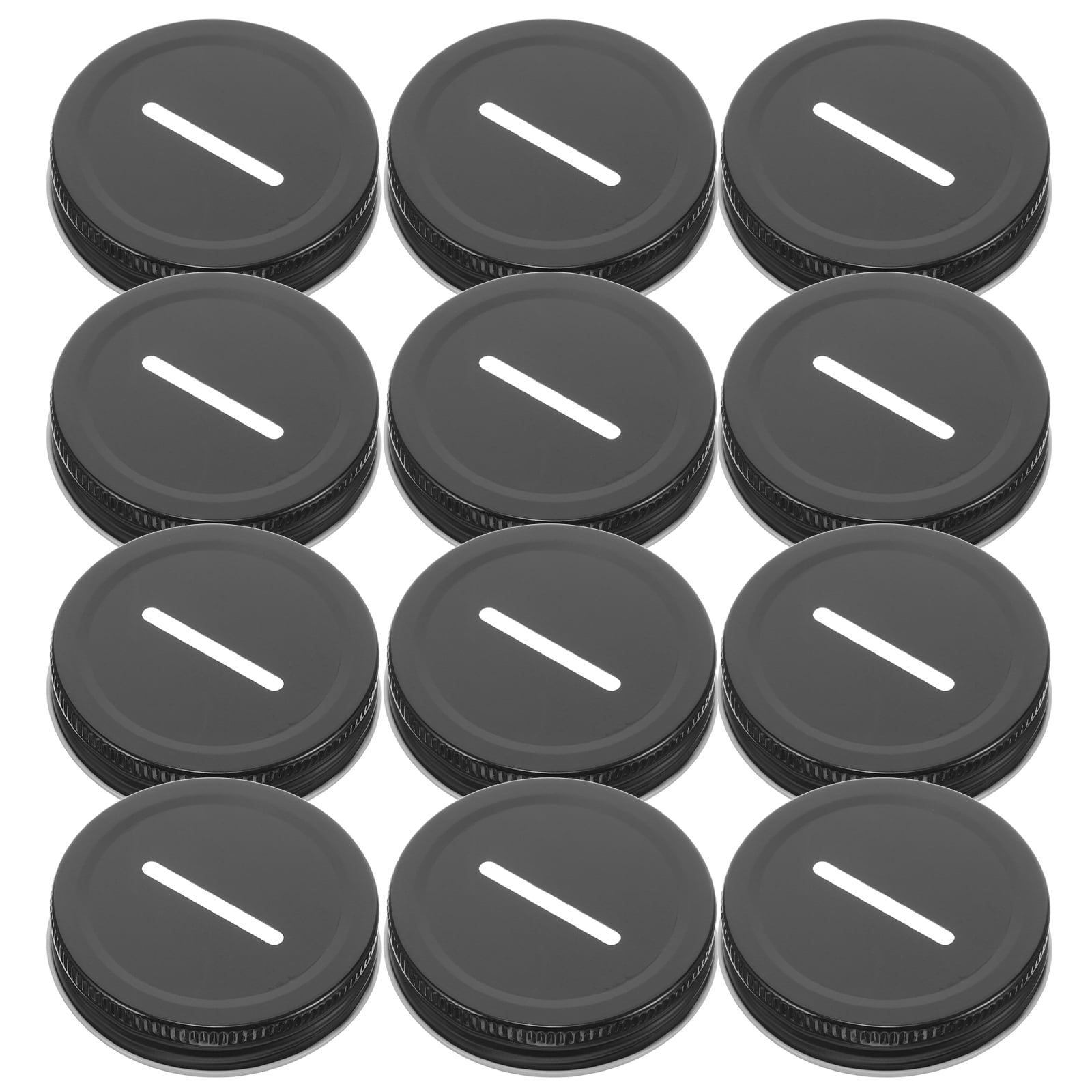 Click here for Miangastore 12pcs Mason Jar Lids Coin Slot Lids Me... prices