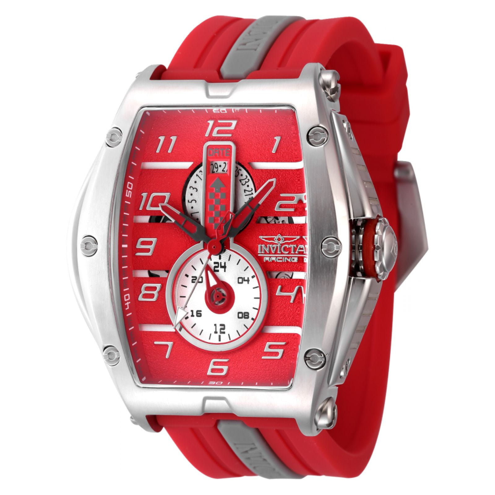 RELOJ INVICTA INVICTA RACING 47384 ROJO, GRIS | Bodega Aurrera en línea