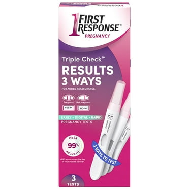 FIRST RESPONSE Early Result Pregnancy Test, 3 Pack, Weeks Detection Kit ...