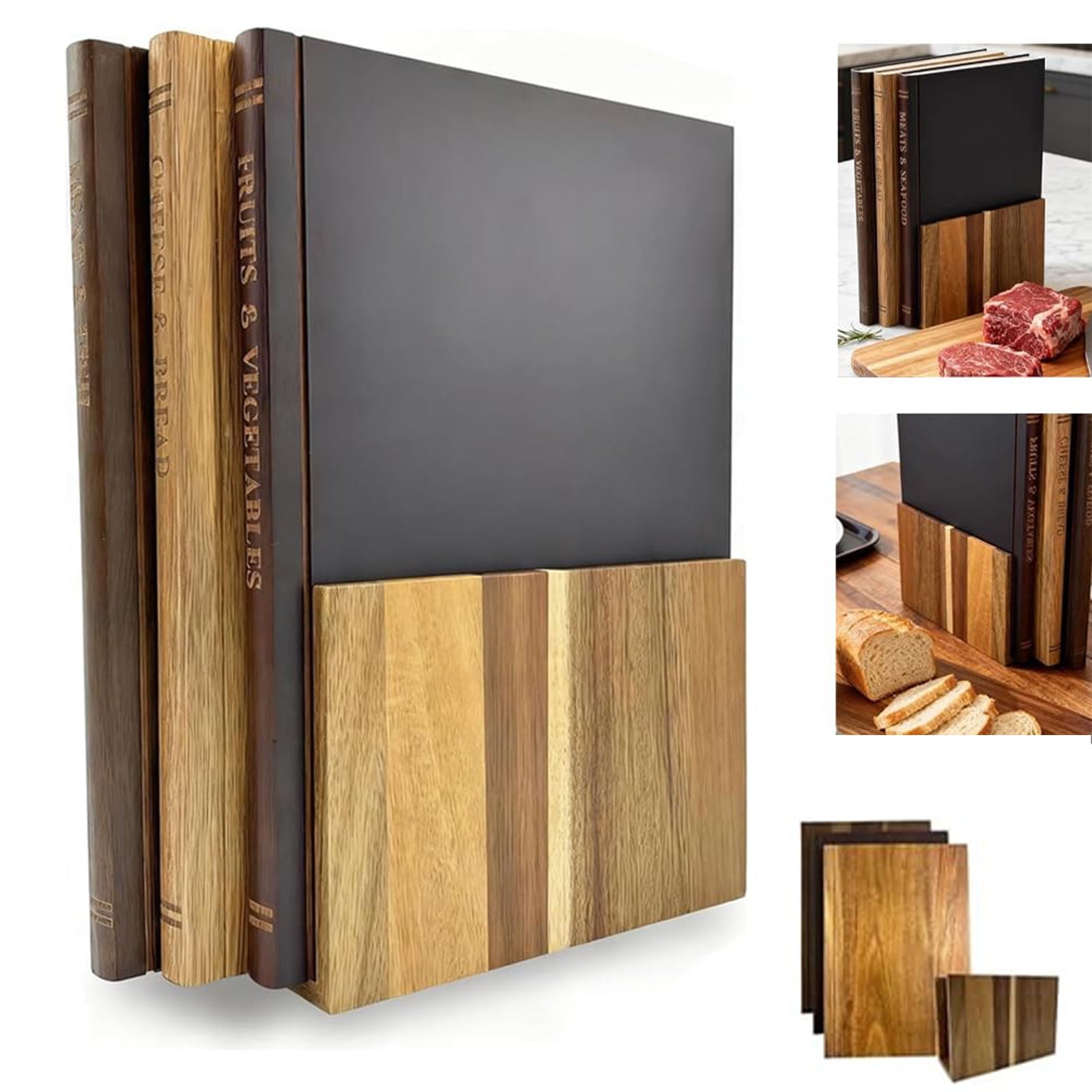 Cutting Board That Looks like Books, Cutting Boards for Kitchen ...